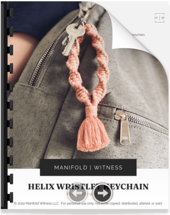 Kit Instructions | Helix Wristlet Keychain – Manifold Witness