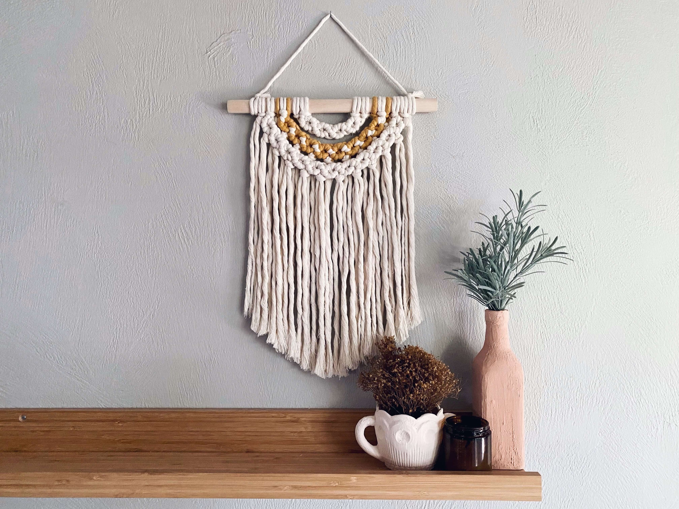DIY Macrame Wall Hanging Pattern | Beginner to Intermediate | Flower C ...