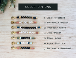 Personalized Letter Bead Keychain – Manifold Witness